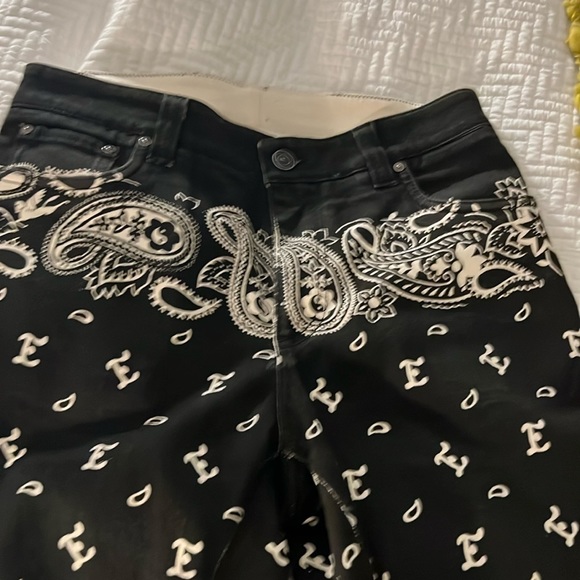 Etro | Pants | Intro Painted Jeans | Poshmark